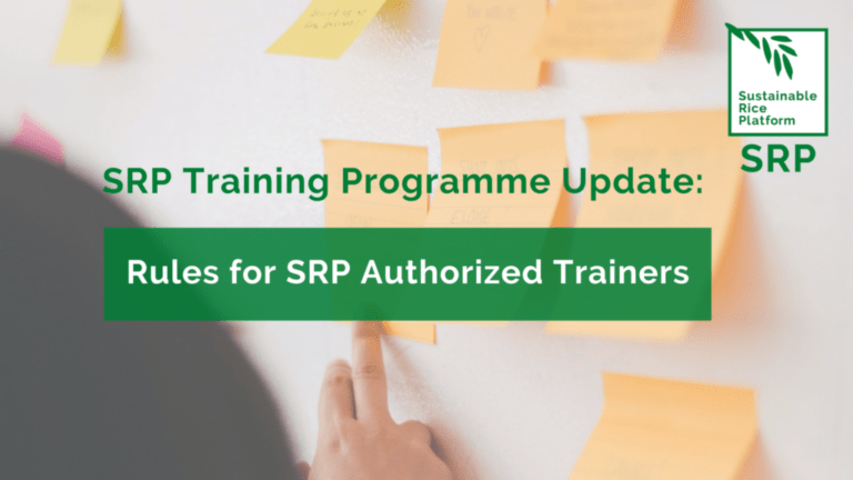 SRP Training Programme Update: Rules for SRP Authorized Trainers ...