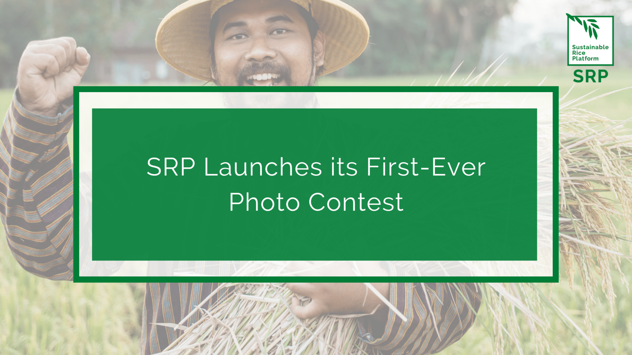 SRP launches its first-ever photo contest – Sustainable Rice Platform (SRP)
