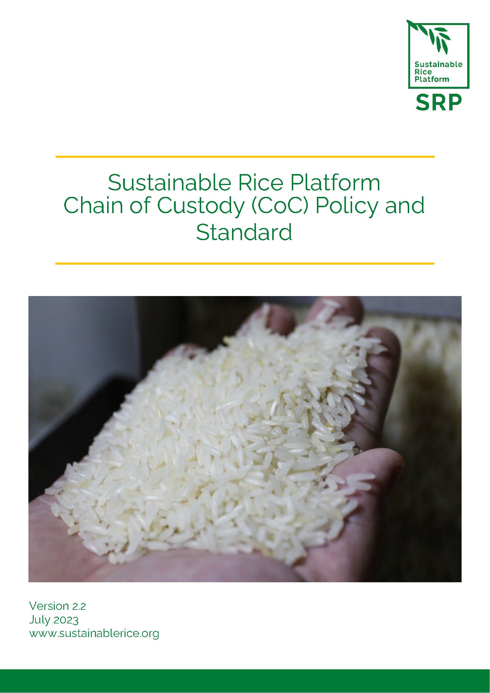 Launching SRP Chain of Custody (CoC) Policy and Standard v 2.2 ...