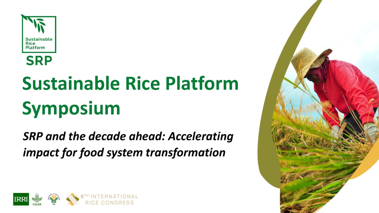 SRP Symposium at IRC 2023: Driving Transformation Through Sustainable ...