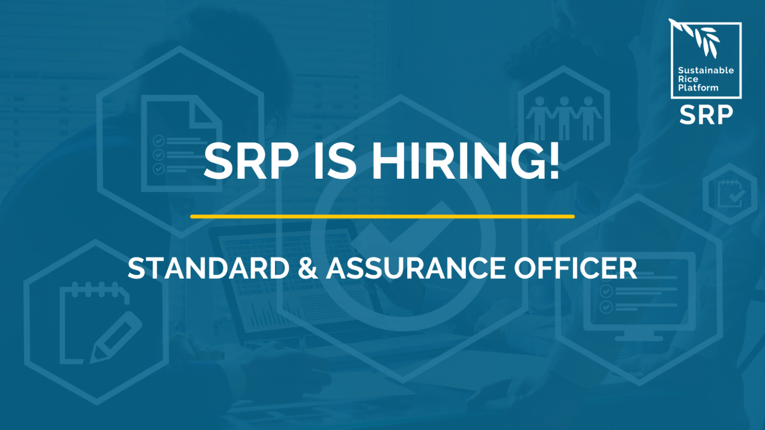 CLOSED: SRP is hiring – Standard & Assurance Officer – Sustainable Rice ...