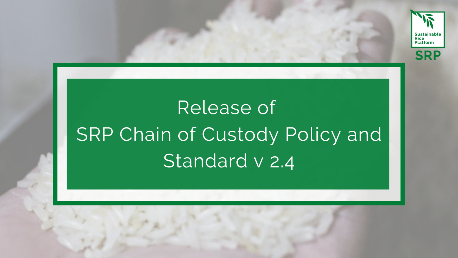 Introducing SRP RiceTrace: Streamlining Operations and Ensuring SRP ...