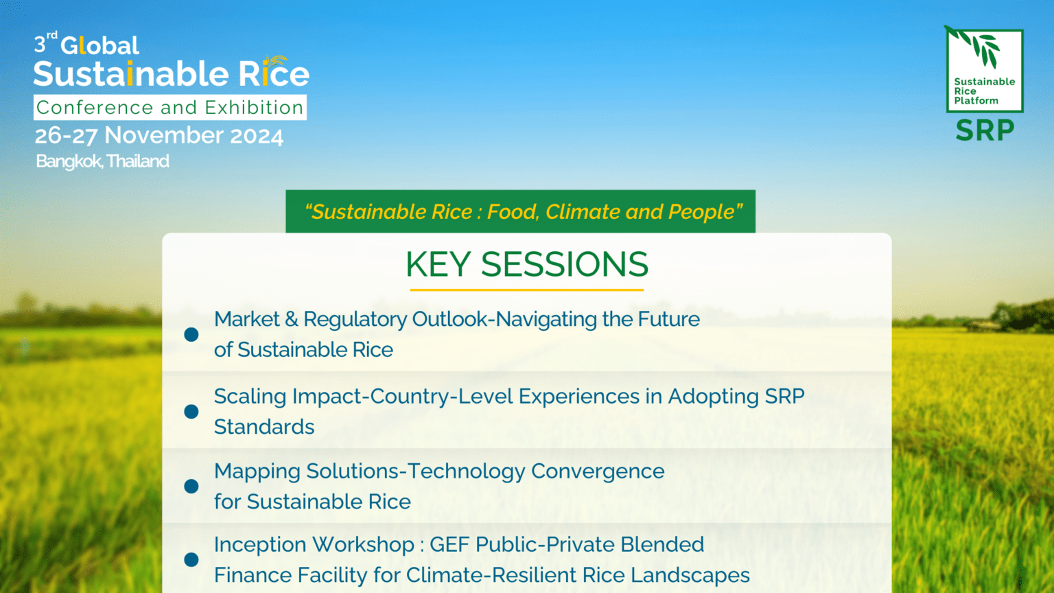 Agenda Highlights, Call for Speakers & Sponsors – Global Sustainable ...